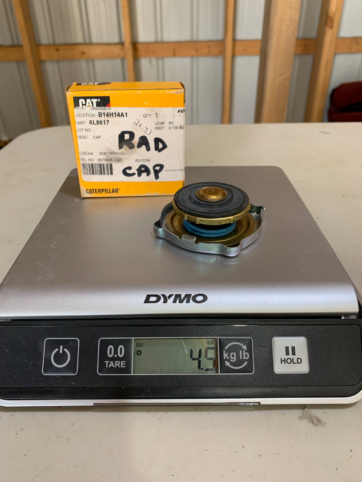 CAT RAD CAP 6L8617 — Border Heavy Duty Ltd