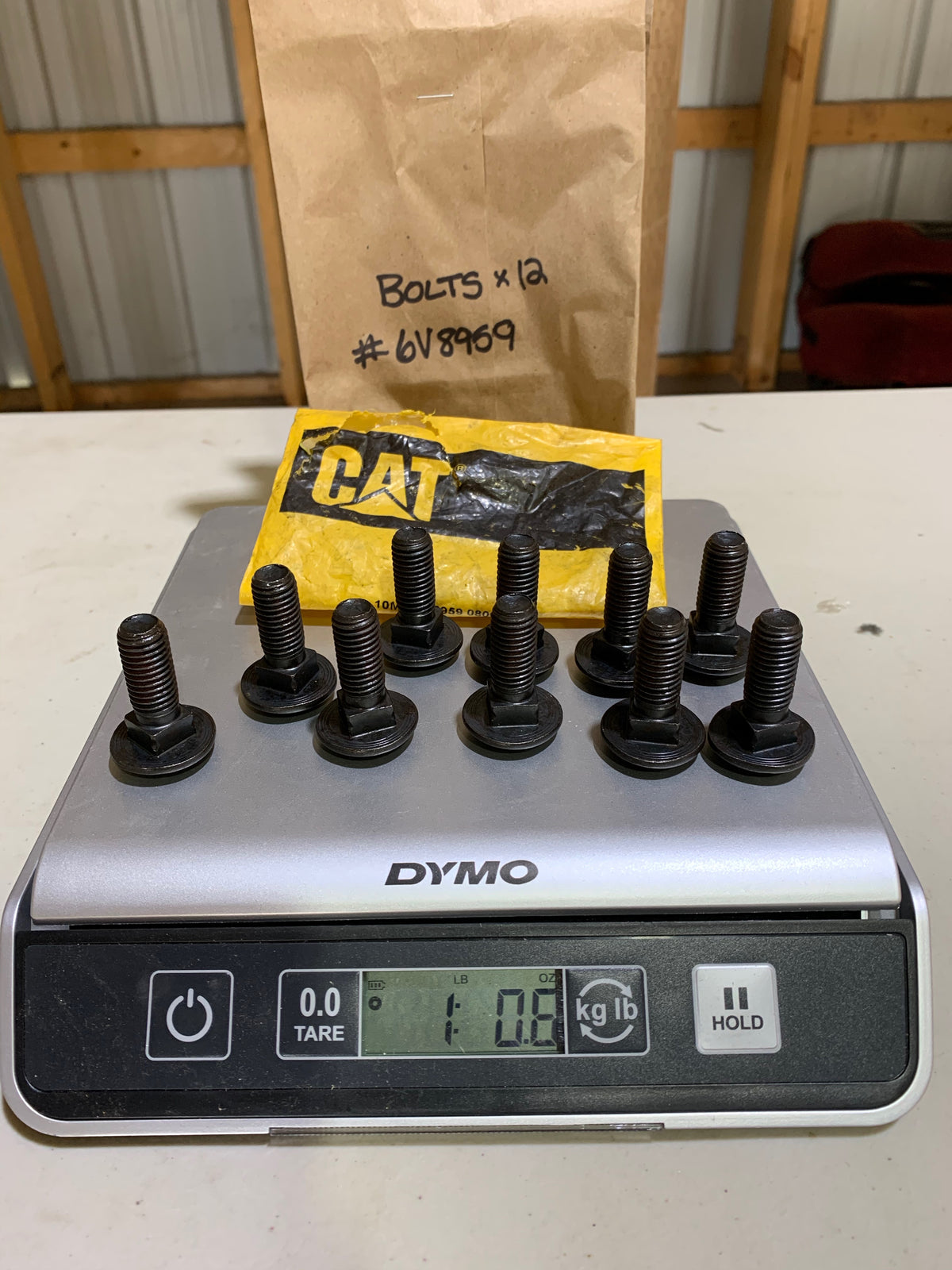 CAT BOLTS BAG OF 12 6V8959 — Border Heavy Duty Ltd