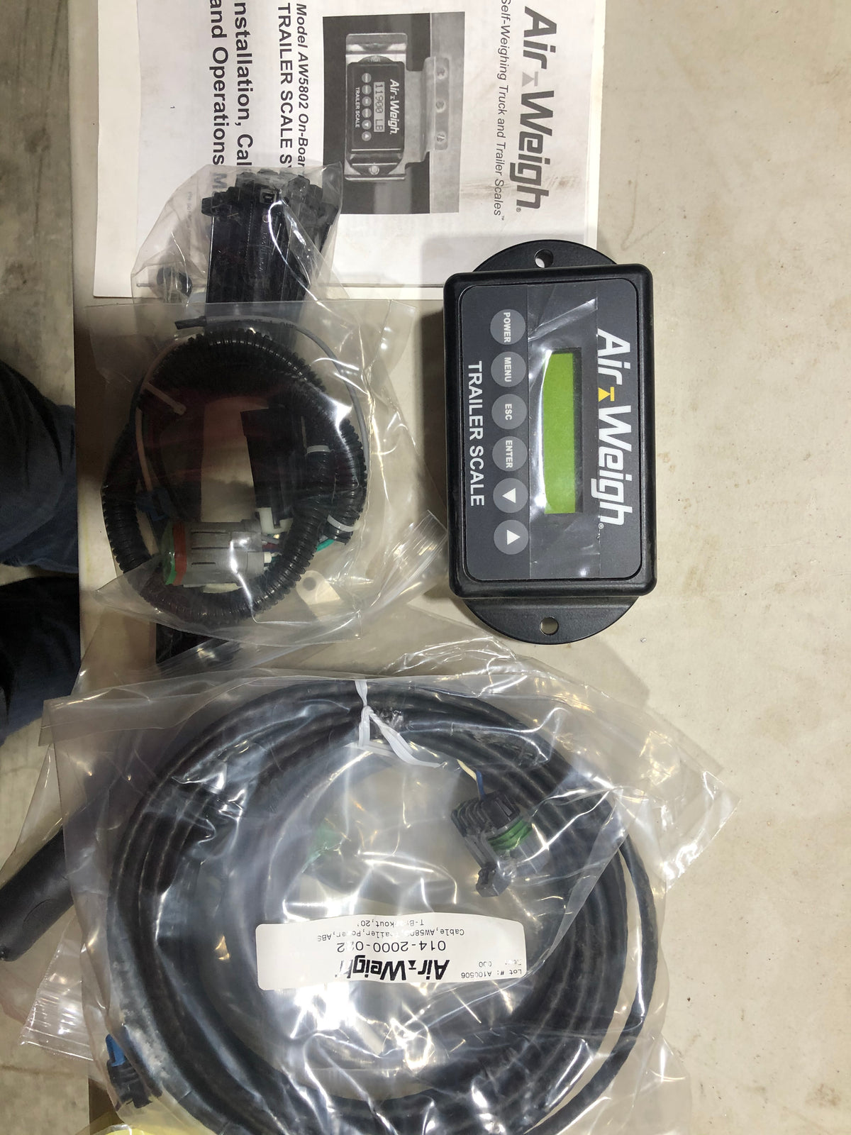 AIRWEIGH ON BOARD SCALE TRAILER SCALE SYSTEM 2-5802-21JJAAA-00 — Border ...